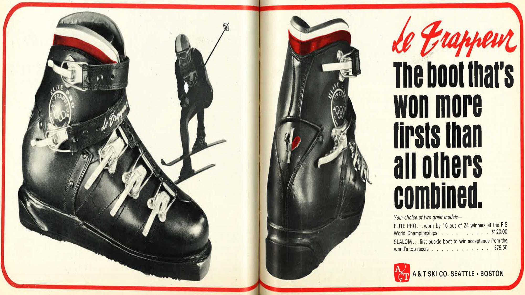 Killy's Winning Boot, Le Trappeur Elite | Skiing History