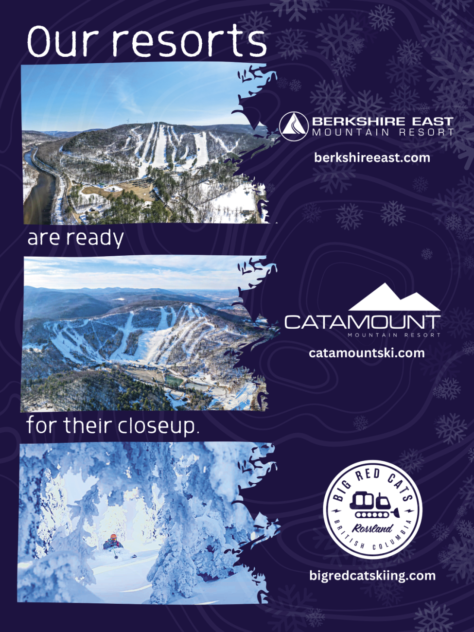 Sponsor page: Berkshire East, Catamount, Big Red Cats | Skiing History
