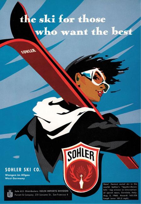 Ads from the Past: Sohler Skis | Skiing History